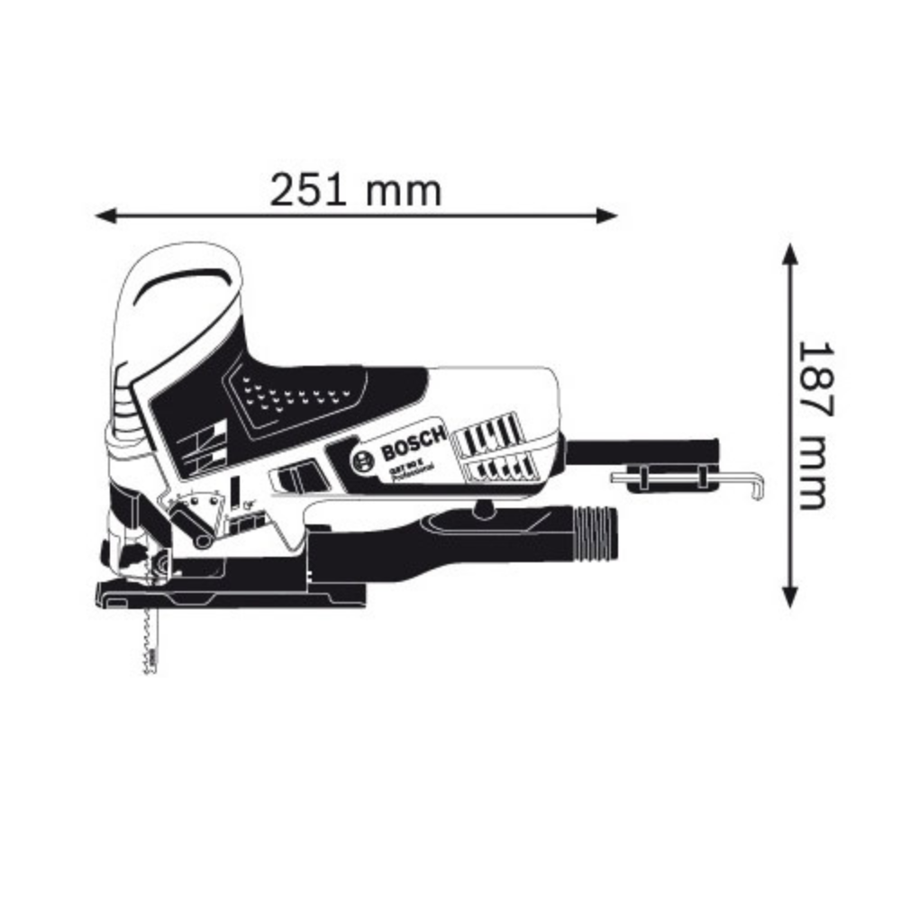 Bosch Električna ubodna testera GST 90 E, 060158G000