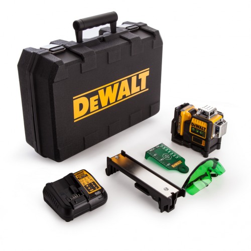 Dewalt Laser linijski – zeleni V/H 3 1 X 2.0Ah, DCE089D1G