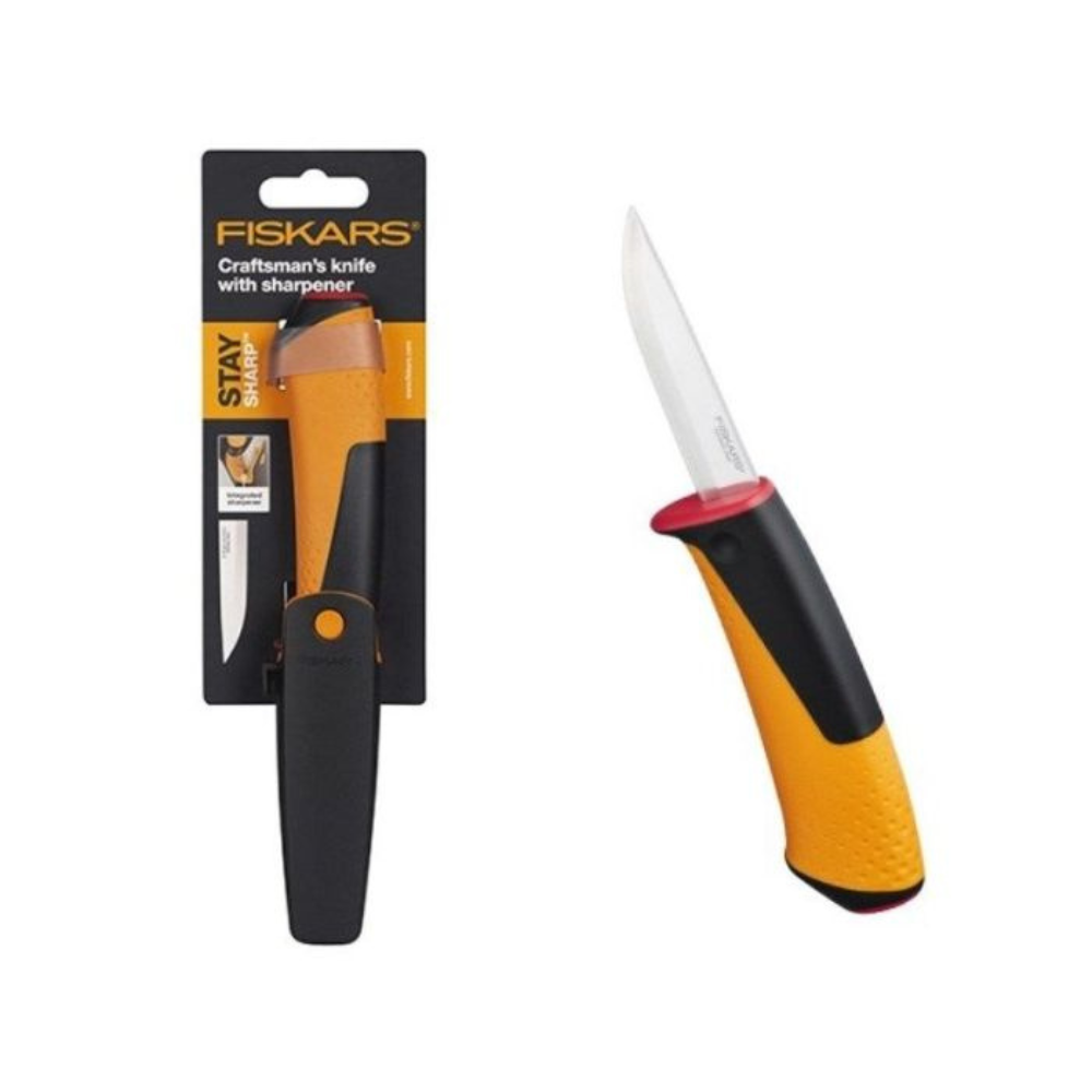 Fiskars – Zanatski nož sa oštračem 1023620 – 046848