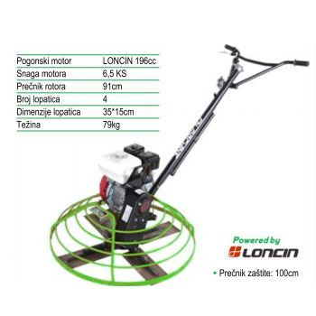 GARDENmaster Helikopter za beton PT36, 40.002