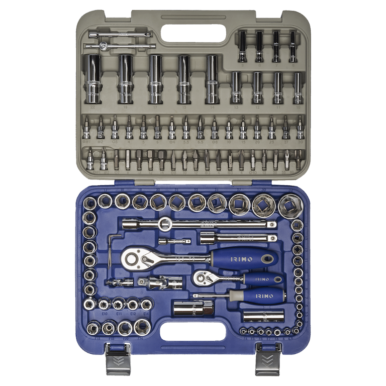 Irimo – Set nasadnih ključeva 1/4″-1/2″ 108 kom – 129-108-4