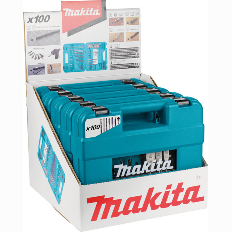 Makita 100 kom mešoviti set nastavaka, D-47248-5