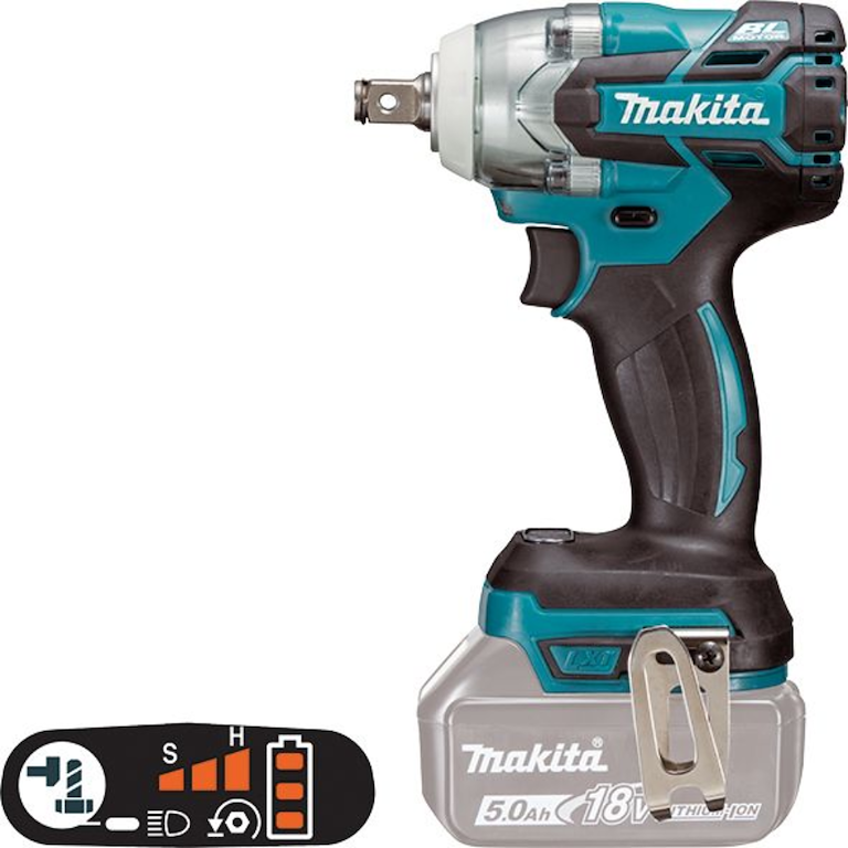 Makita Aku. udarni odvrtač bez četkica 280Nm 18V DTW285Z