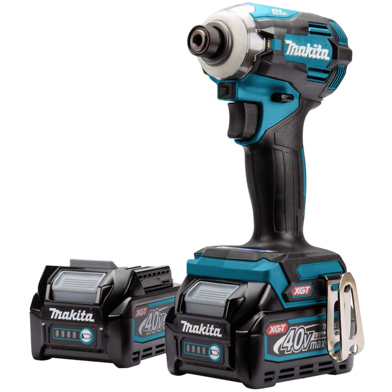 Makita Akumulatorski udarni odvijač 40 V max – XGT 210Nm BL4025x2+DC40RA+Makpac, TD001GD201