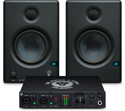 Black Lion Audio Revolution 2×2 + PreSonus Eris E4.5 bundle komplet