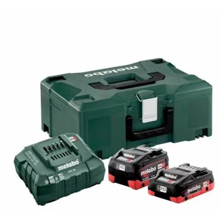 Metabo Baterijski komplet sa punjačem 18 V Basic set 1 x 4.0 Ah + 1x 5.5 Ah LiHD, 685136000