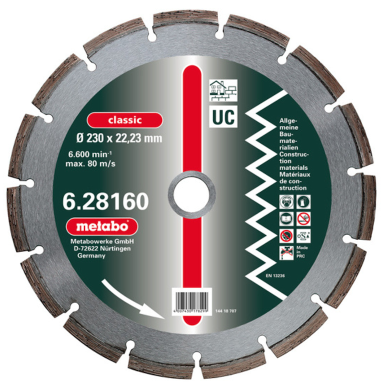 Metabo Dijamantski disk 125mm CLASSIC UNIVERSAL, 628157000