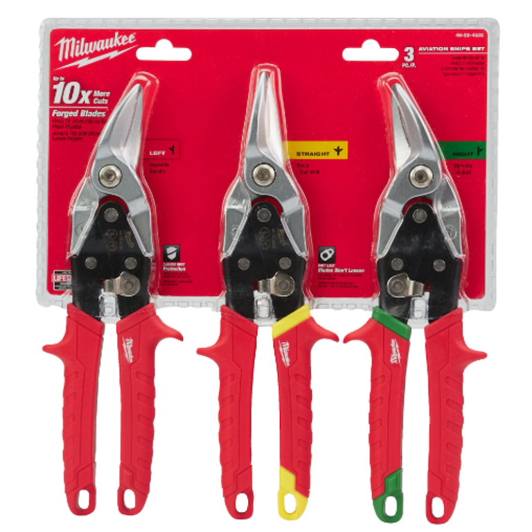 Milwaukee Makaze za lim 3/1 SET, 48224533