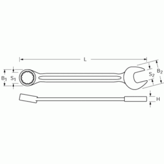 PROXXON Ključ viljuškasto-okast SlimLine 9mm, 23909