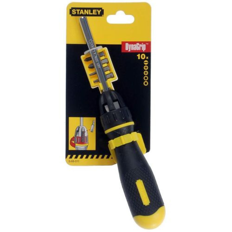 Stanley – Odvijač multibit 10 nastavaka – 0-68-011