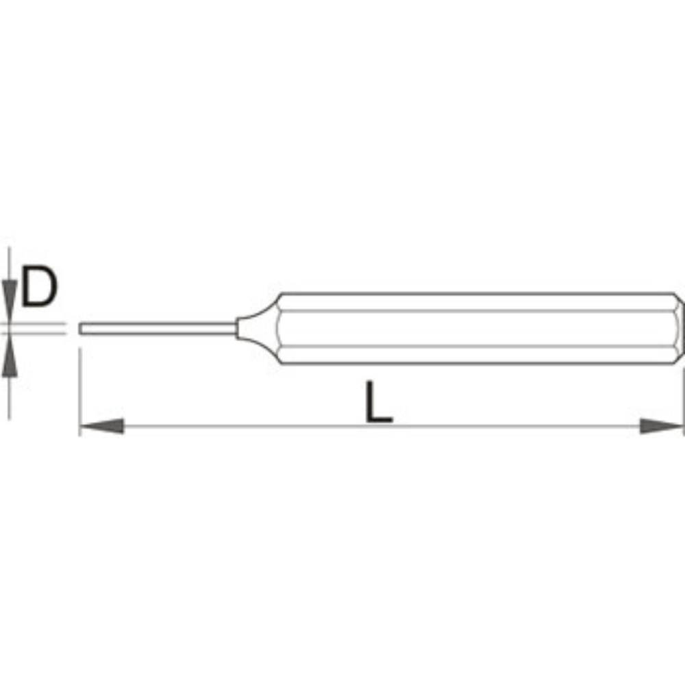 Unior Izbijač 2mm, 601711