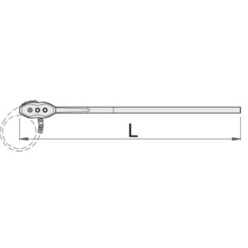 Unior – Klešta za cevi sa lancem 12″ – 601533