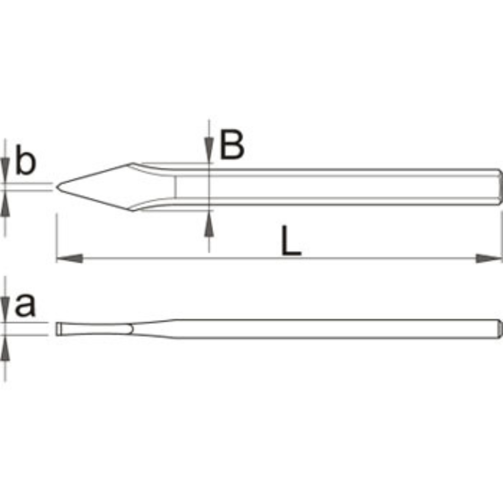 Unior Sekač krstasti za metal 250mm, 601749