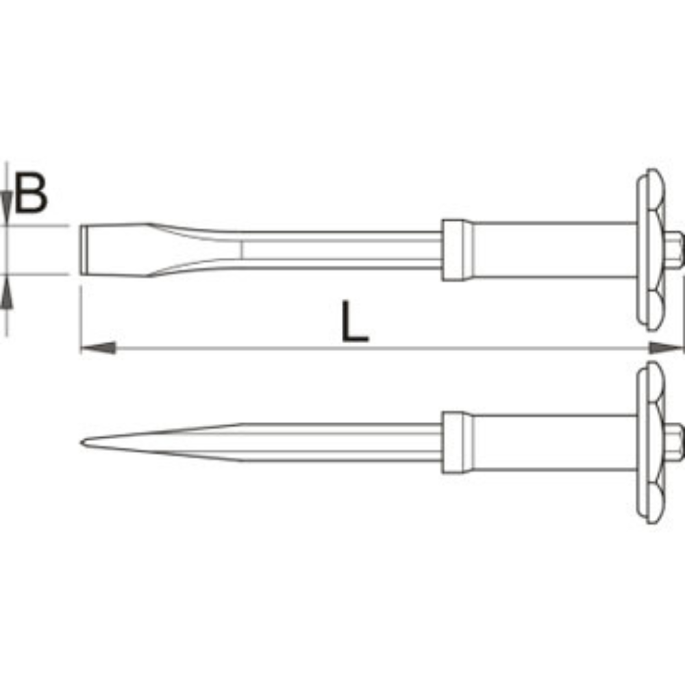 Unior Sekač zidarski gumenim štitnikom 300mm, 608498