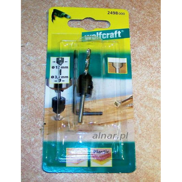 Wolfcraft Predrezač sa upuštačem 3. 2-12mm, 2498000