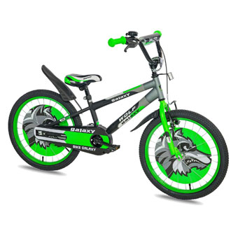 Mega favorit Bicikl dečiji WOLF 20" crna/siva/zelena 650090