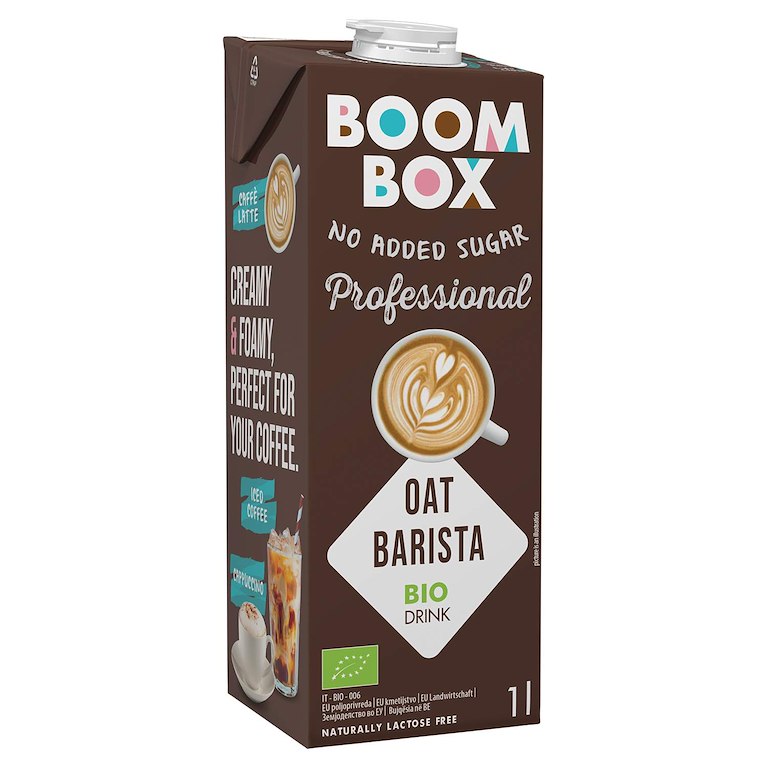 Boom box napitak bio ovseni professional barista 1l boom box