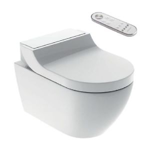 Geberit AquaClean Tuma Comfort tuš WC-konzolni, nerđajući brušeni čelik