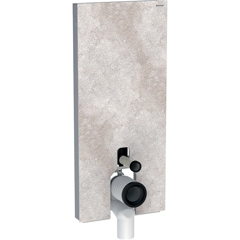 Geberit Monolith Plus sanitarni modul za podni WC, 101 cm, sa prednjim panelom od stakla