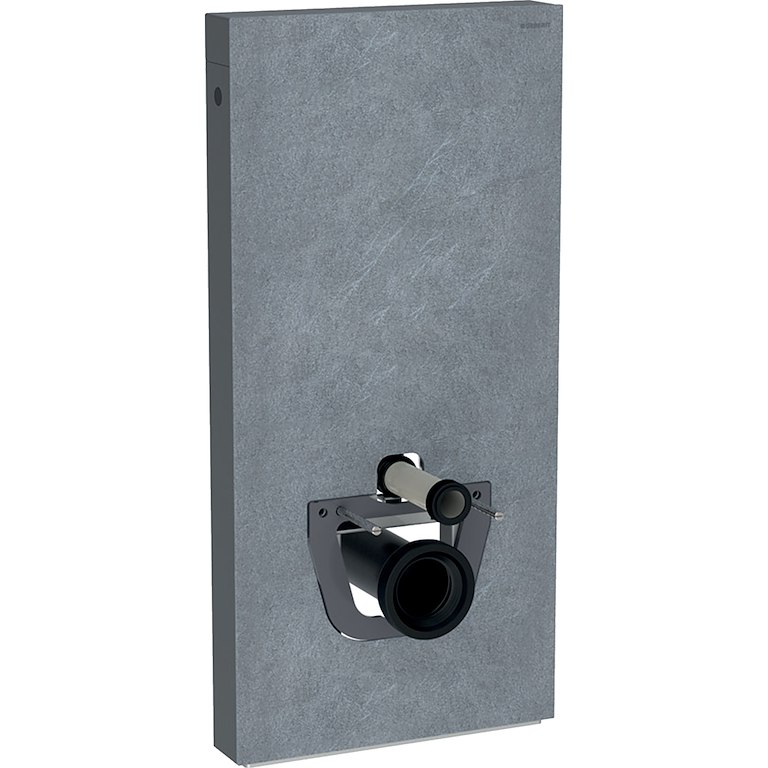 Geberit Monolith Plus za konzolnu WC šolju, 101 cm, priključak za vodu odozdo, izgledom betona/aluminijum