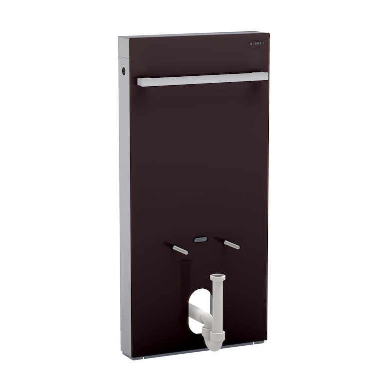 Geberit Monolith sanitarni modul za bide, 101 cm crno staklo