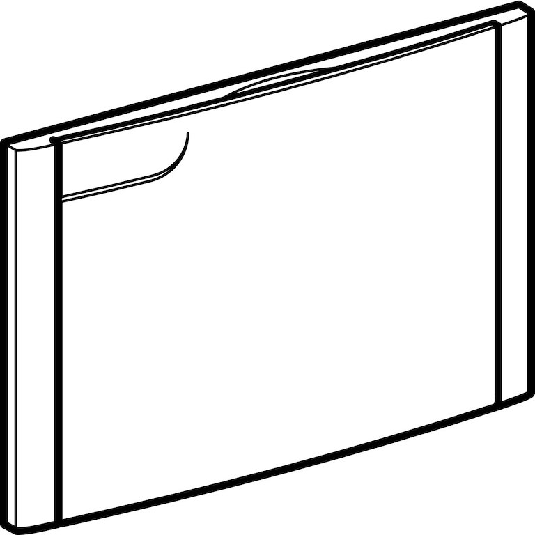 Geberit pokrivna ploča za Compact razdelnik: alpsko bela