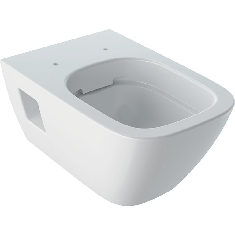 Geberit Selnova Compact konzolna WC šolja, smanjena dubina, skriveno kačenje, Rimfree, 49 cm