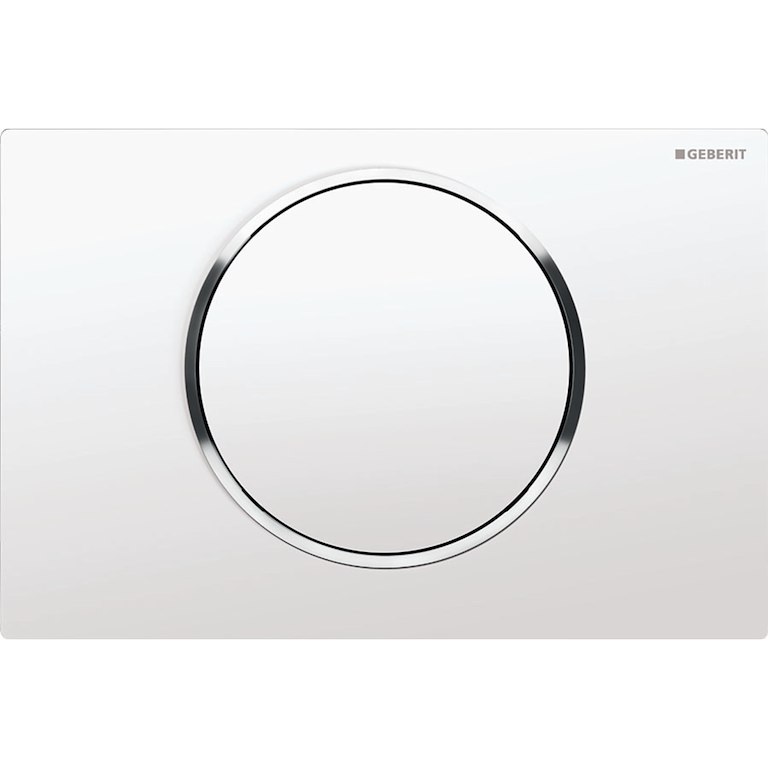 Geberit tipka Sigma10, start/stop, bela