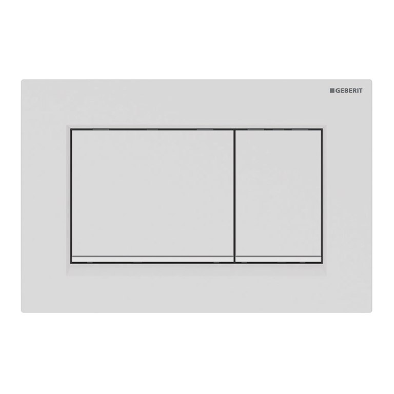 Geberit tipka Sigma30, bela / mat bela