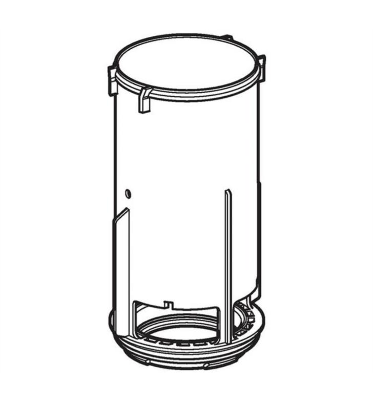 Komplet klinova za fiksiranje od plastike, za Geberit Monolith bočni panel (2 kom.): srednje siva biserno svetlucava