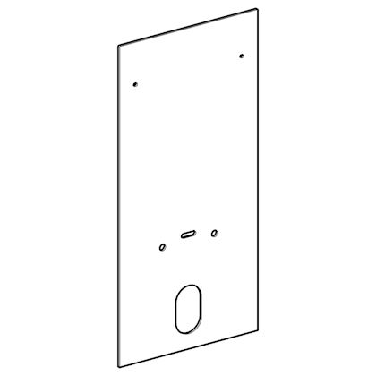 Prednji panel, za Geberit Monolith sanitarni modul za bide, 101 cm: umbra staklo