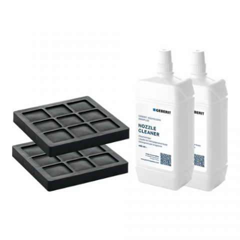 Set filtera od aktivnog uglja i sredstvo za dezinfekciju prskalica za Geberit AquaClean