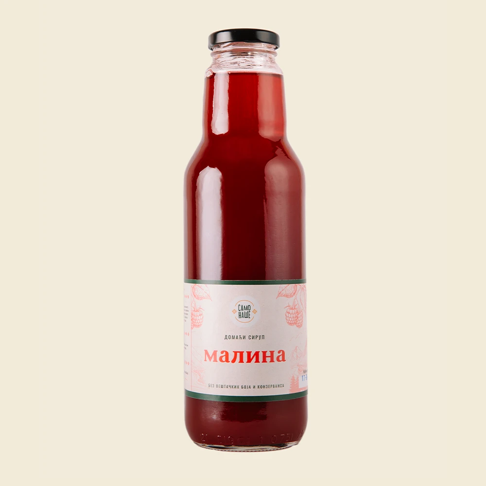 Domaći sirup od maline 800ml
