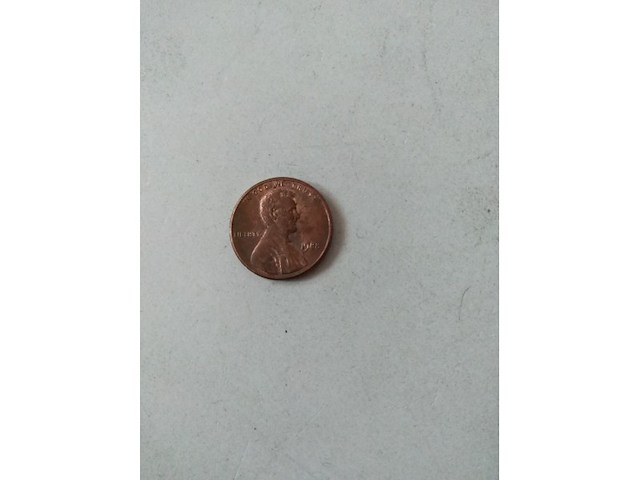 One cent, USA, 1988.