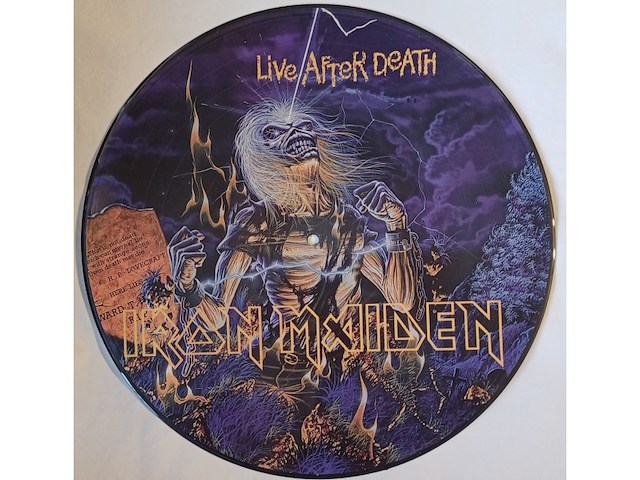 IRON MAIDEN - LIVE AFTER DEATH (Picture Disc-Mint !!!)