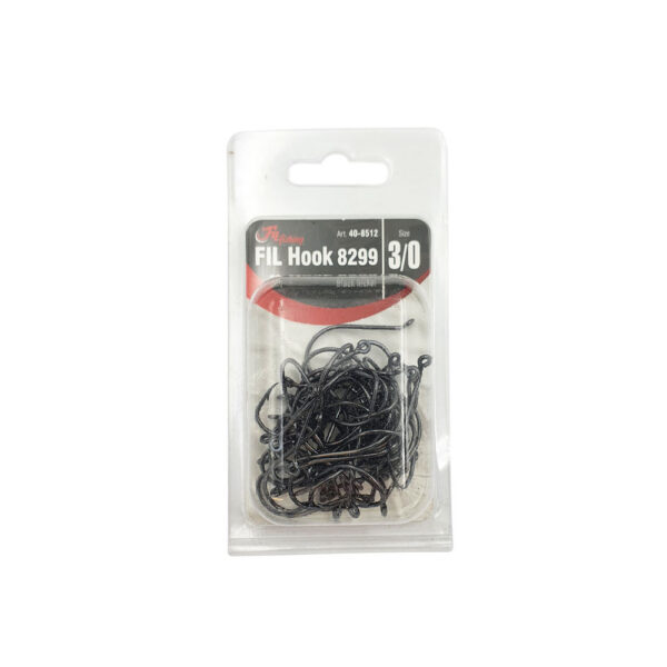 UDICA Filfishing hook 8299 Black nickel