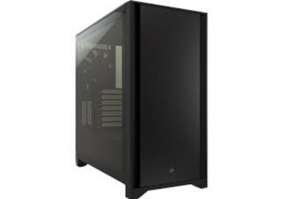 Kućište CORSAIR 4000D Mid-Tower ATXbez napajanjakaljeno staklocrna' ( 'CC-9011198-WW' )