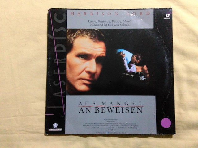 Aus Mangel an beweisen, laser disc