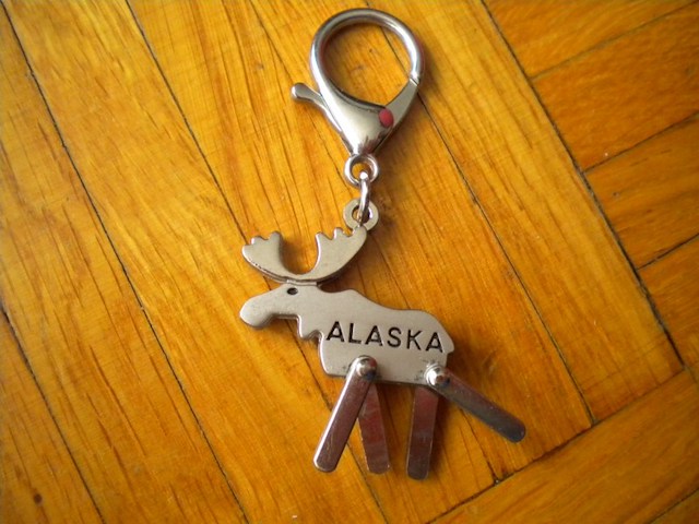 ALJASKA ALASKA, privezak za kljuceve