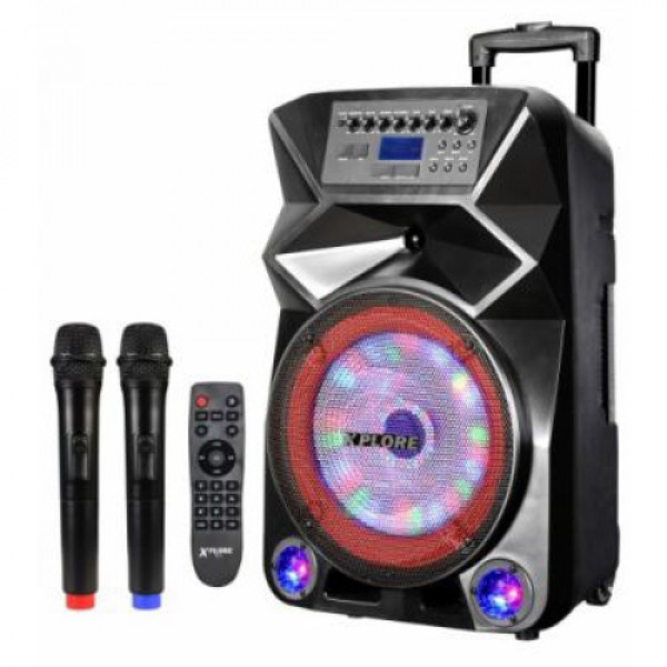 Karaoke sistem Xplore XP8812 Danza 2xmic/FM/microSD/mp3/wma/USB/BT/AUX/MIC/600W