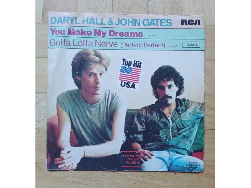 DARYL HALL & JOHN OATES-You Make My Dreams (Germany)