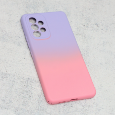 Futrola Double Color za Samsung A536B Galaxy A53 5G ljubicasto-roze