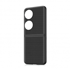 Futrola RUFF Carbon za Huawei P50 Pocket crna