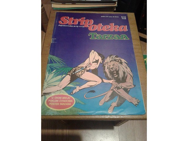 Stripoteka br.722 poster Tarzan