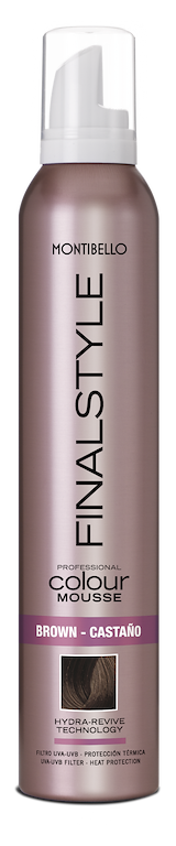 FINALSTYLE COLOR MOUSSE BROWN 320ML