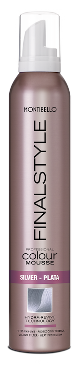 FINALSTYLE COLOR MOUSSE SILVER 320ML