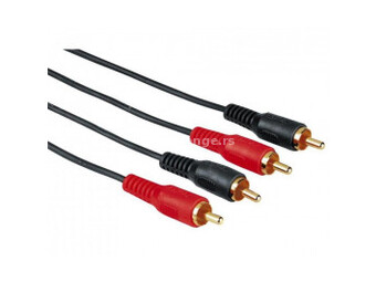 HAMA Audio Kabl 2x činč (muški) - 2x činč (muški) 1, 5 m 43316