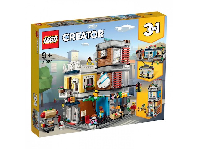LEGO Creator 31097: Townhouse Pet Shop &;; Cafe