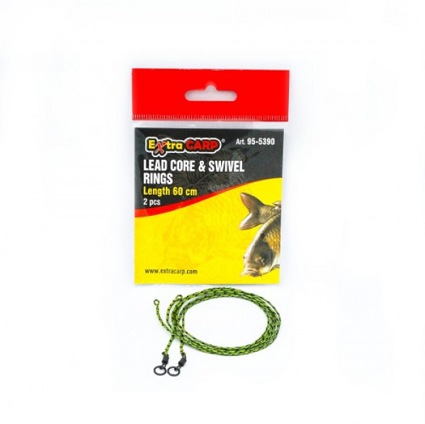 Okretni Prsten 60cm Lead Core & Swivel Rings 95-5390