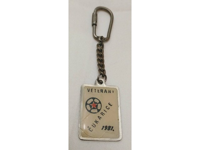 Veterani Čukarice 1987 privezak za ključeve FK Čukarica